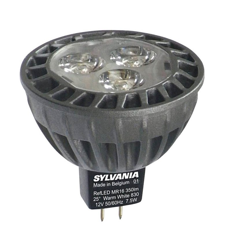 Sylvania Led Leuchtmittel Refled Superia Mr16 Reflektor Schwarz 7w